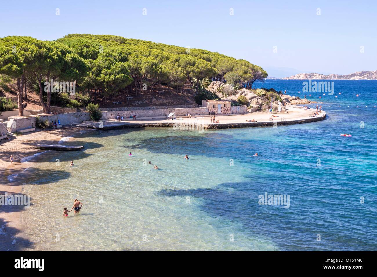 Italy, Sardinia, province of Olbia-Tempio, the Coast of Emerald (Costa ...
