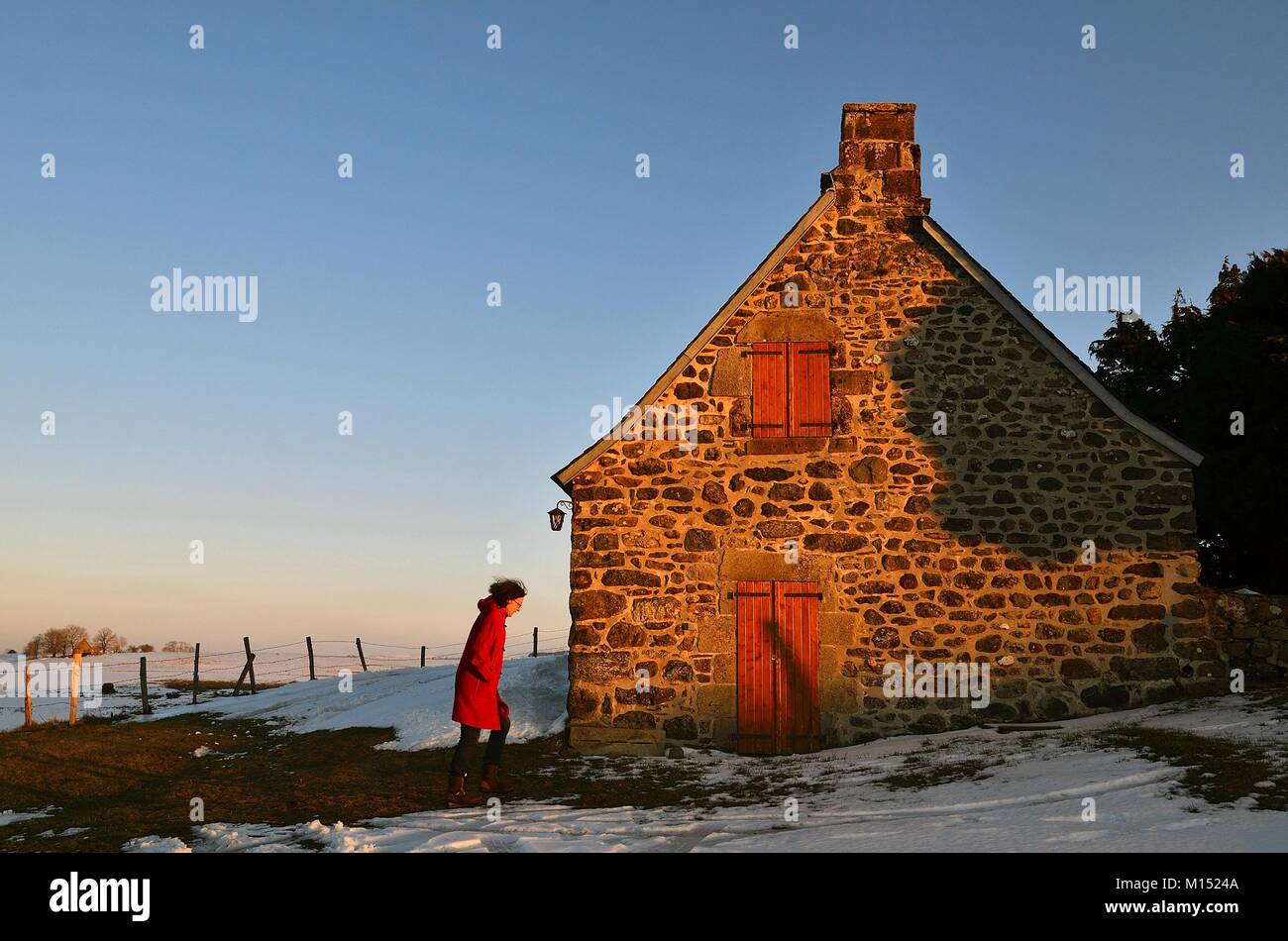 France, Cantal, Trizac Stock Photo - Alamy