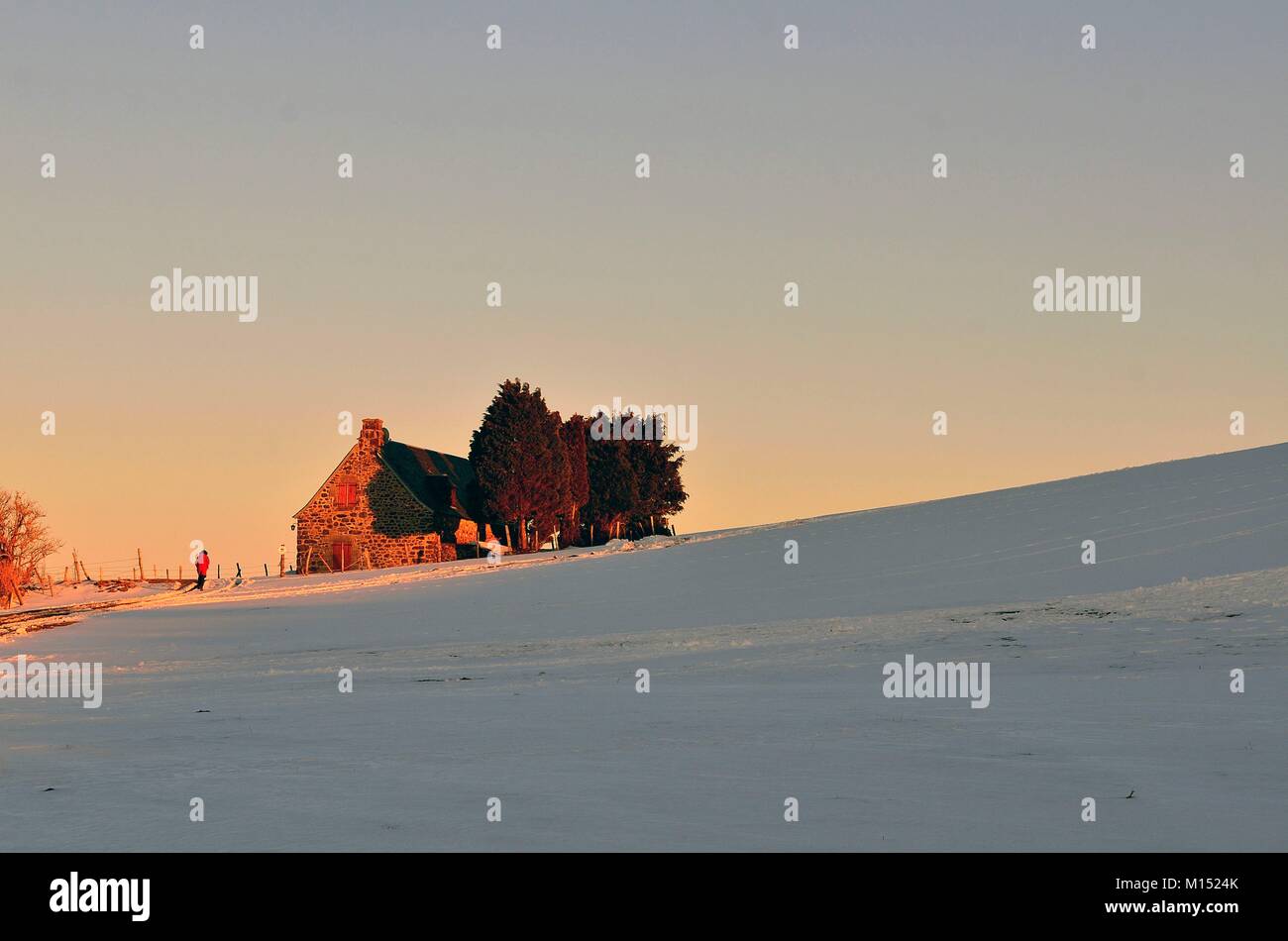 France, Cantal, Trizac Stock Photo - Alamy