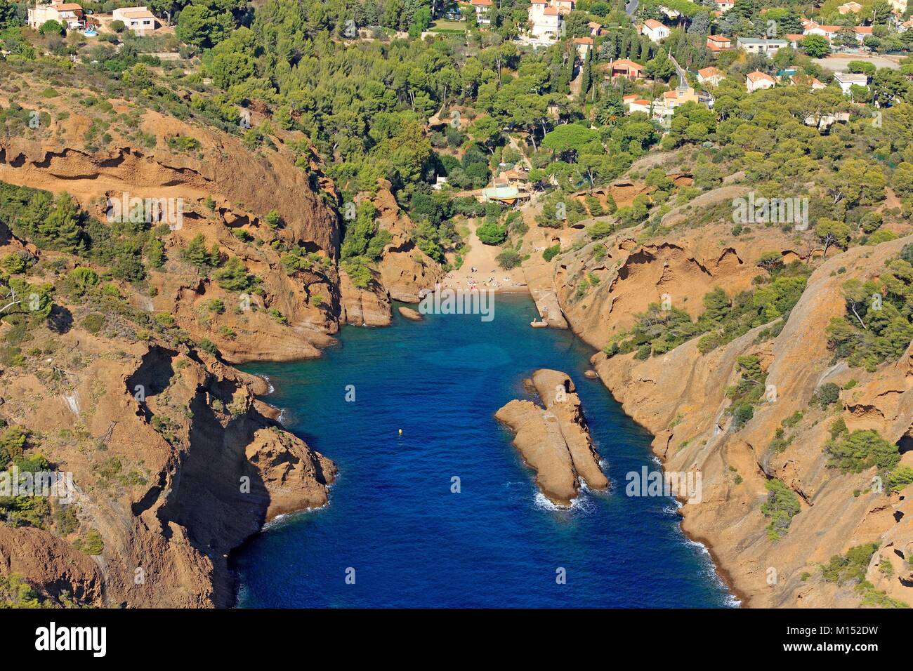 France, Bouches du Rhone, Calanques National Park, Canaille massif, Cap ...