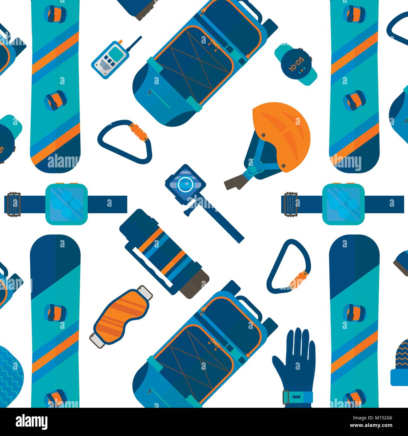Snowboard pattern Stock Vector Images - Alamy