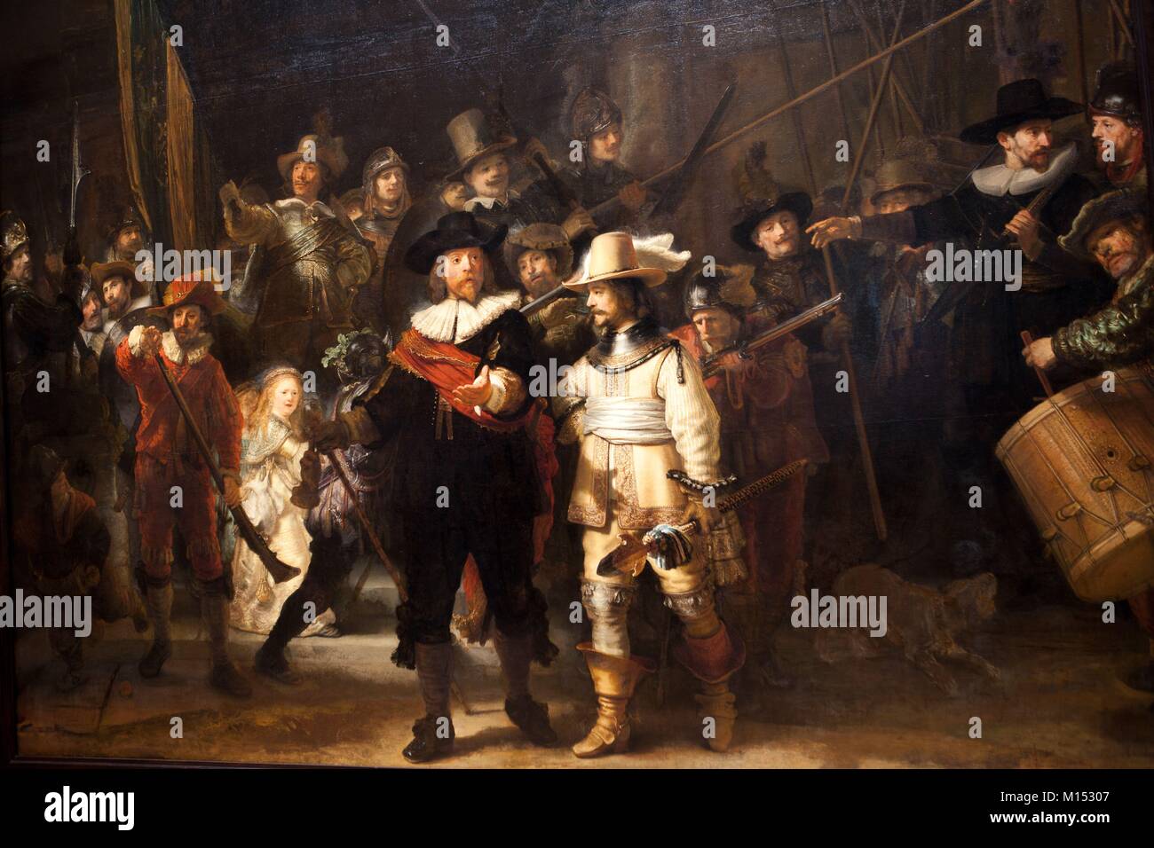 Netherlands, Amsterdam, Rijksmuseum, The Night Watch, Rembrandt's ...