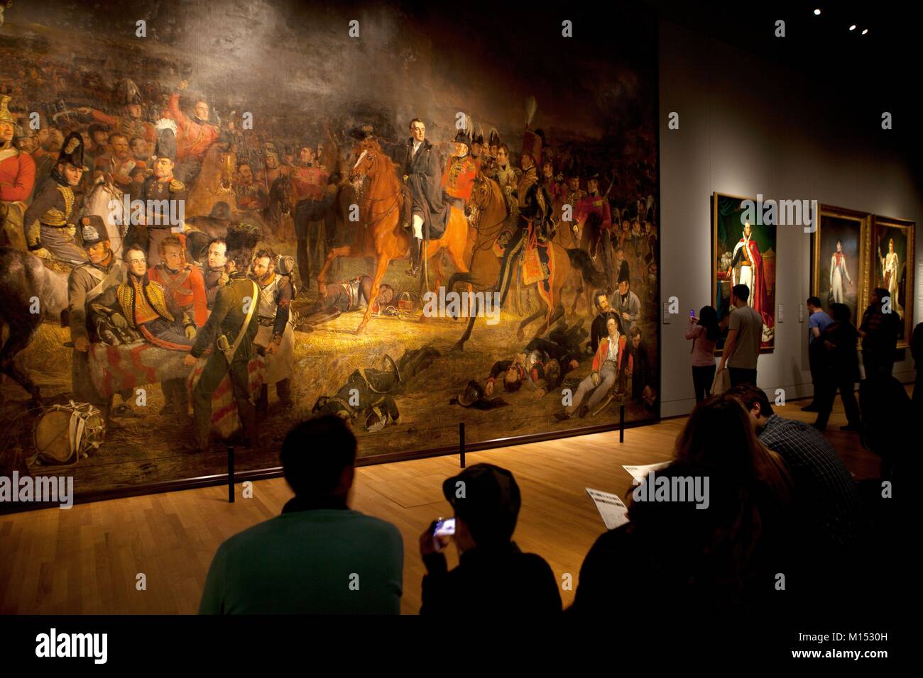 Netherlands, Amsterdam, Rijksmuseum, The Battle of Waterloo by Jan ...