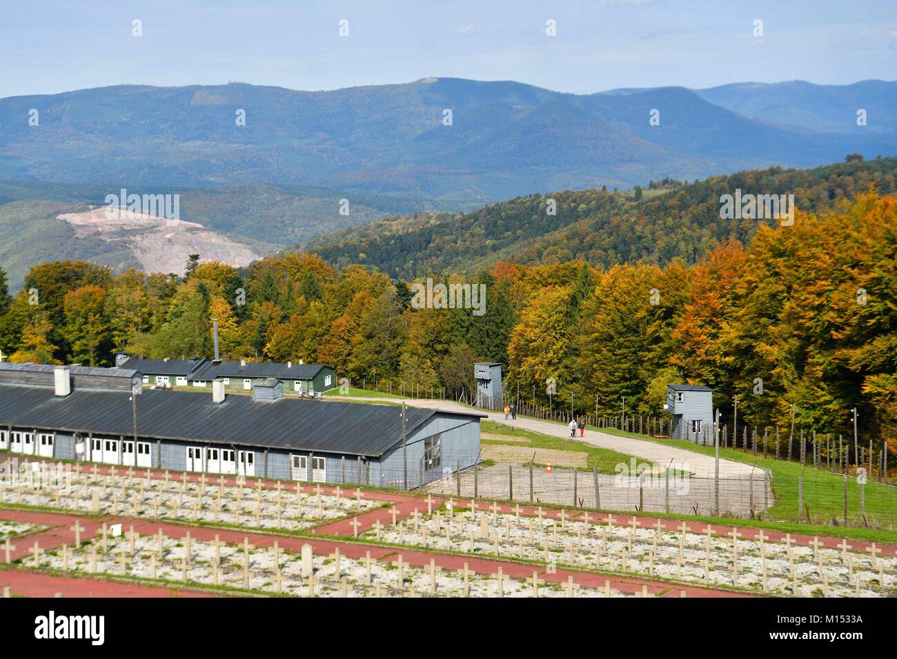 France, Bas Rhin, Natzwiller, Le Struthof former Nazi Concentration ...