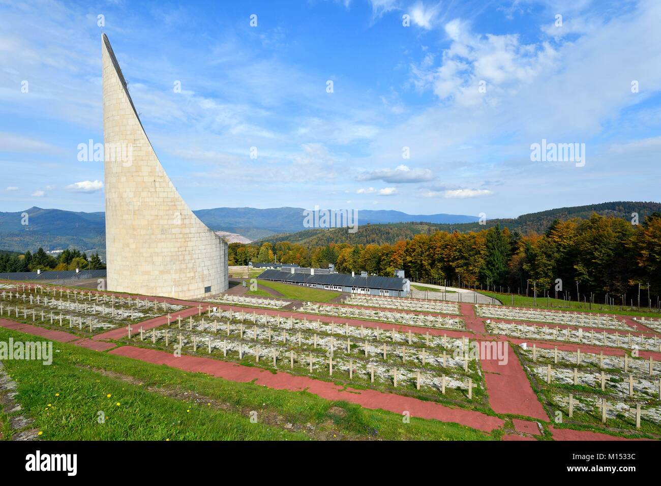 France, Bas Rhin, Natzwiller, Le Struthof former Nazi Concentration ...
