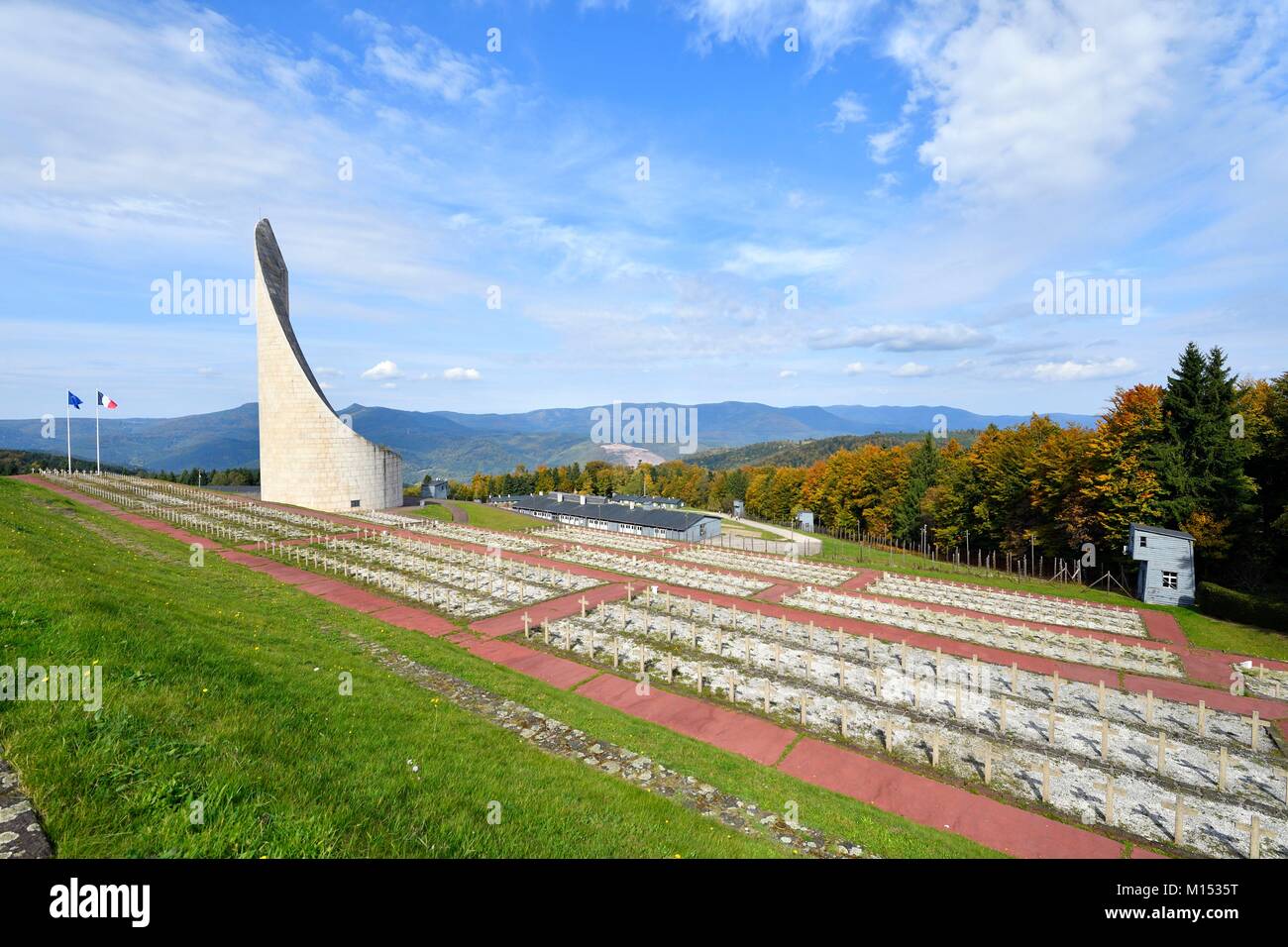 France, Bas Rhin, Natzwiller, Le Struthof former Nazi Concentration ...