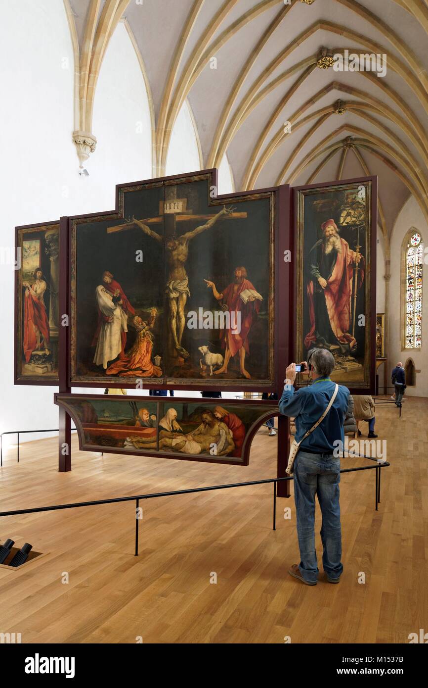 France, Haut Rhin, Alsace Wine Route, Colmar, Unterlinden Museum ...