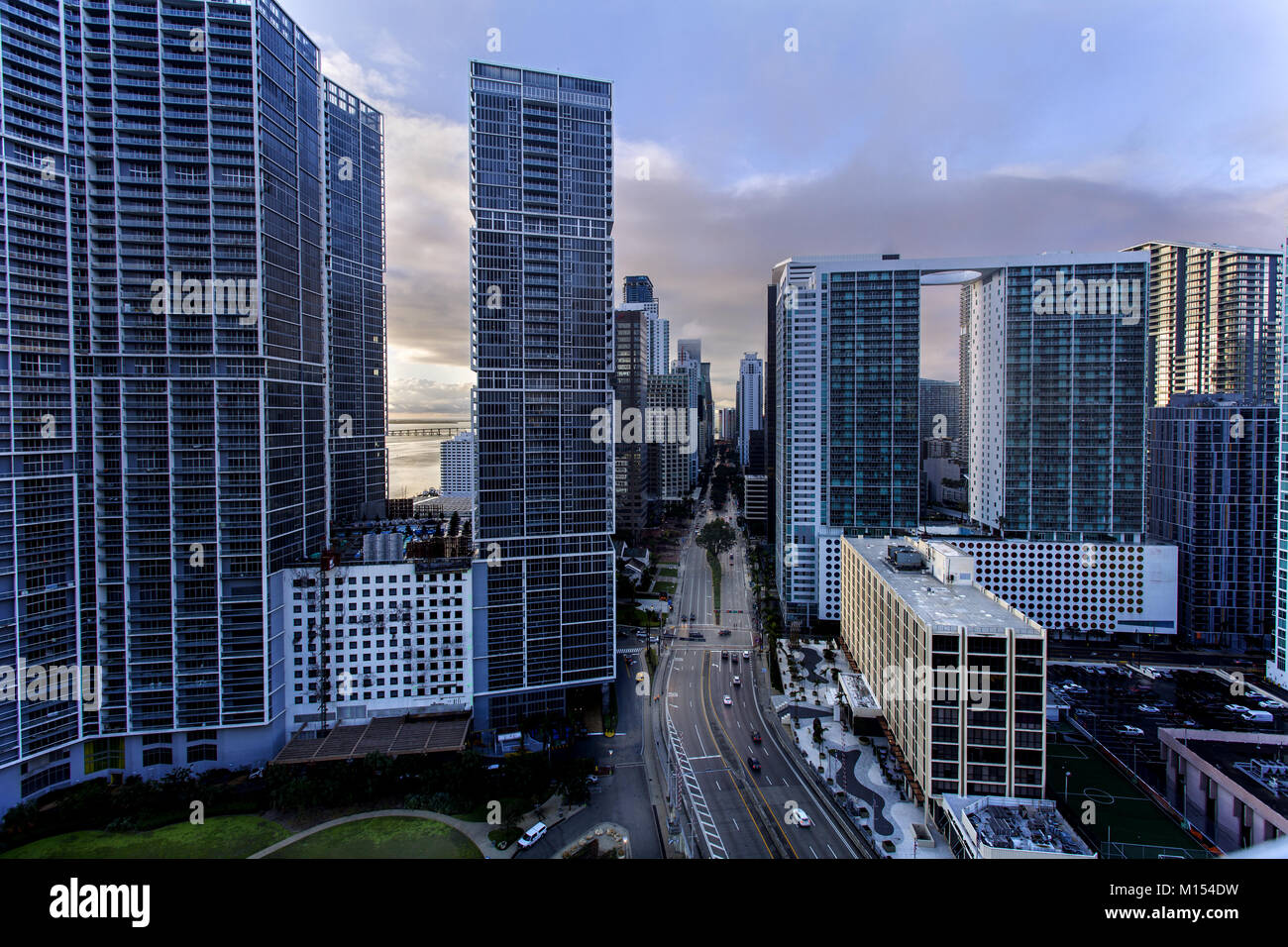 Cityscape of Miami DownTown, Florida, USA Stock Photo - Alamy