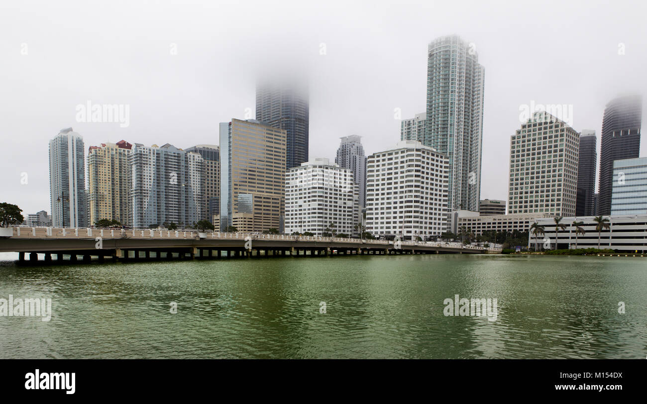 Cityscape of Miami DownTown, Florida, USA Stock Photo - Alamy