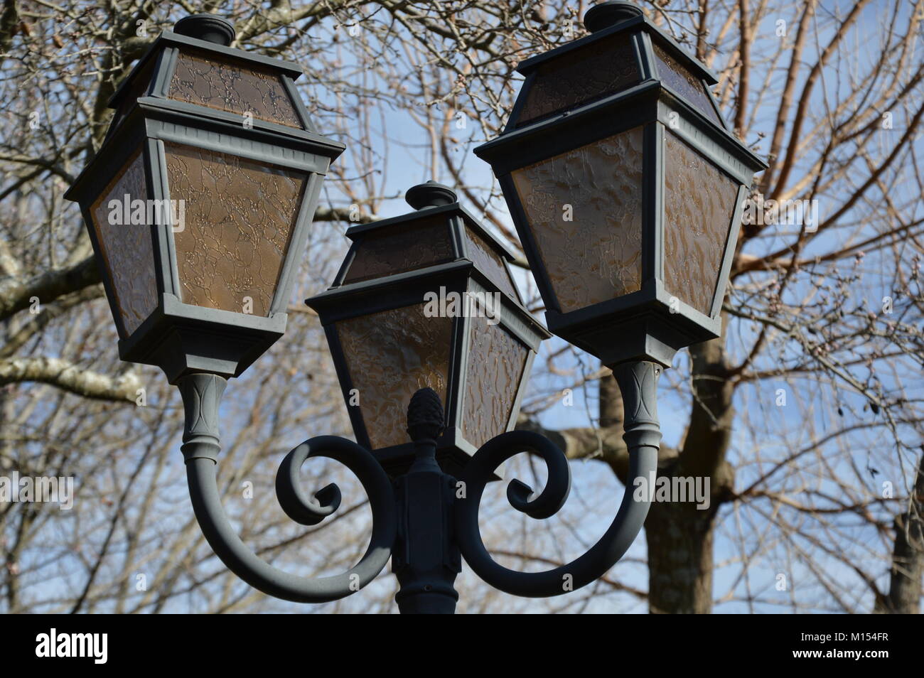 Street lights in the south of france Stock Photo - Alamy