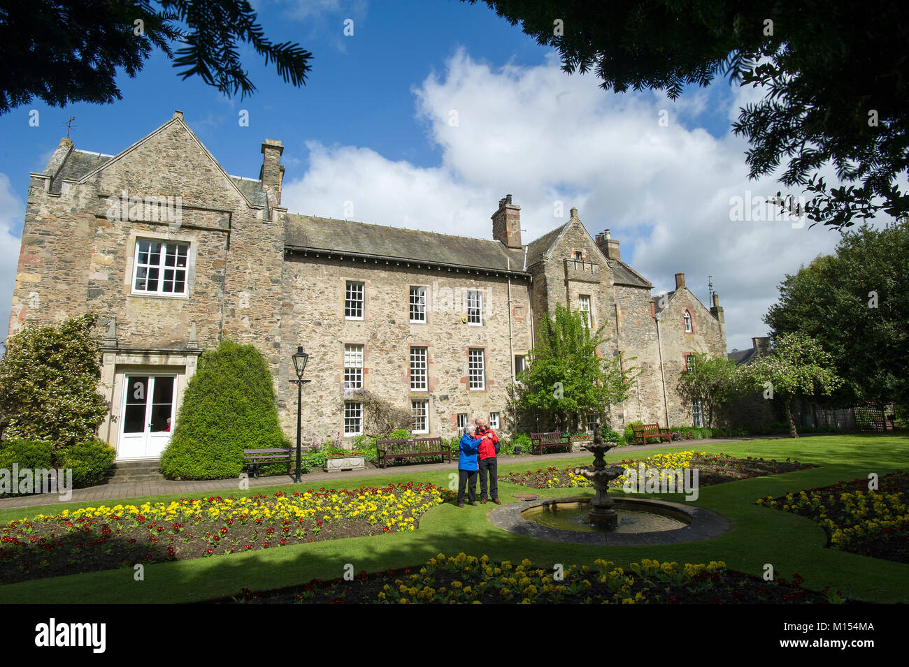 Galashiels, Scottish Borders: A view of Old Gala House, Scott Crescent ...