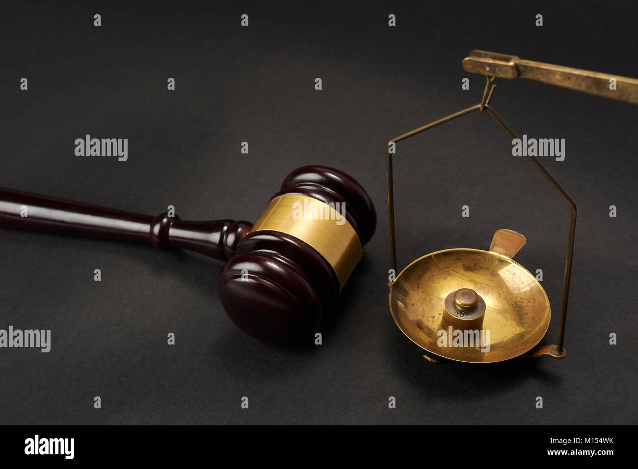 Judge gavel and justice scale Stock Photo - Alamy