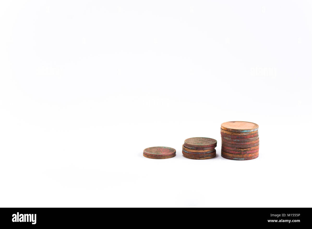 Penny Stacks High Resolution Stock Photography and Images - Alamy