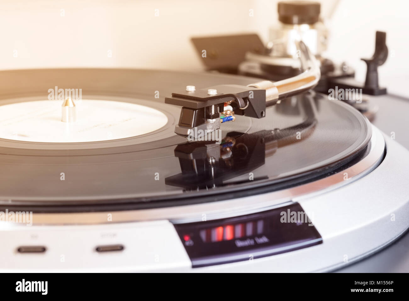 Turntable vinyl record player Stock Photo - Alamy