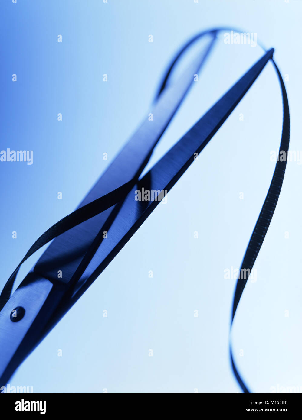 design element of scissor and ribbon Stock Photo - Alamy