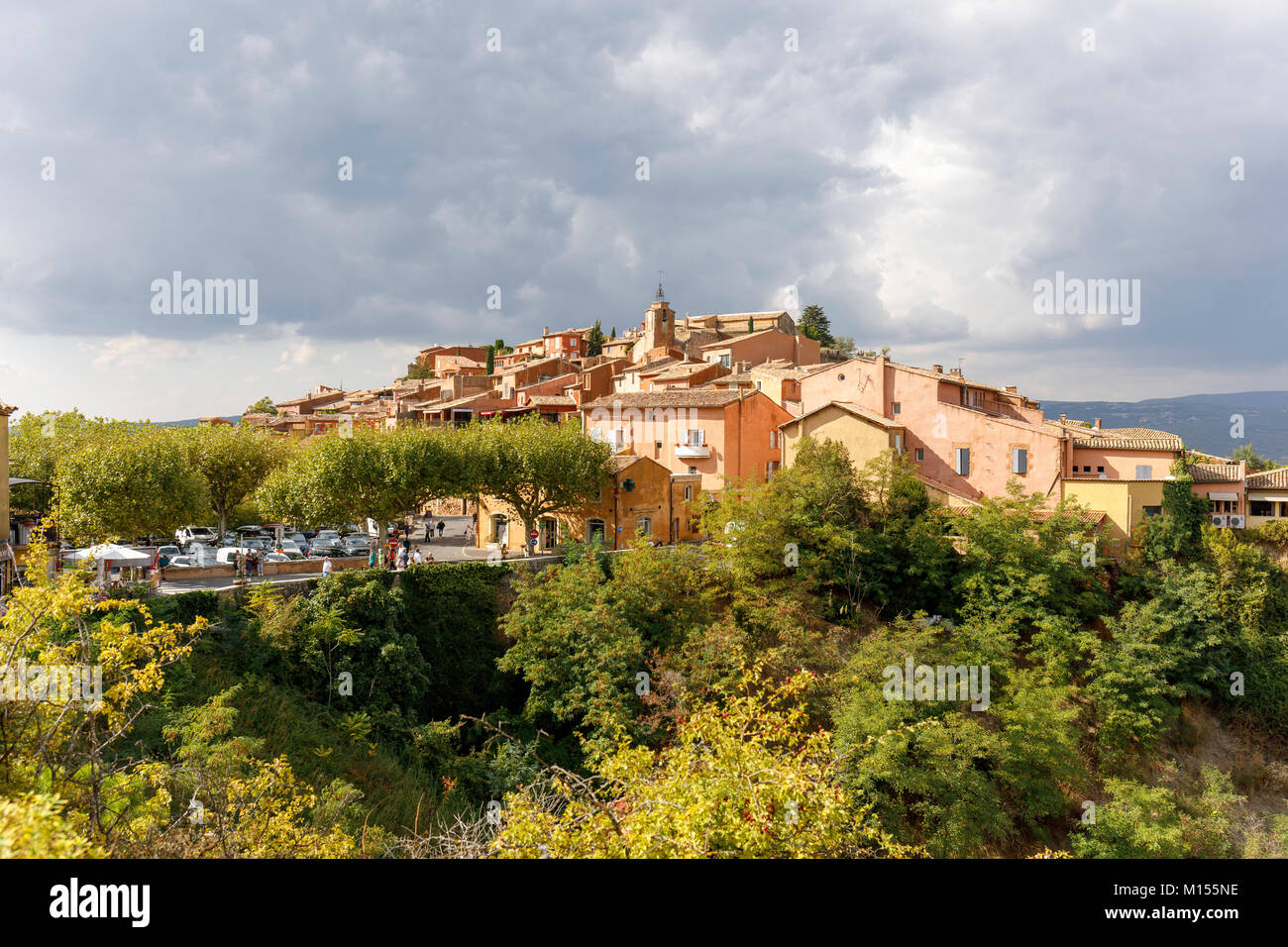 Rousillon became famous for the export of ochre to make dyes Stock ...