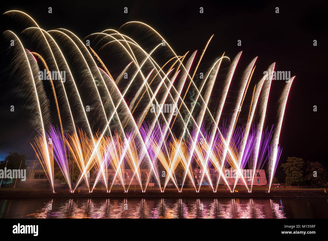 Spectacular Fireworks Display Stock Photo - Alamy
