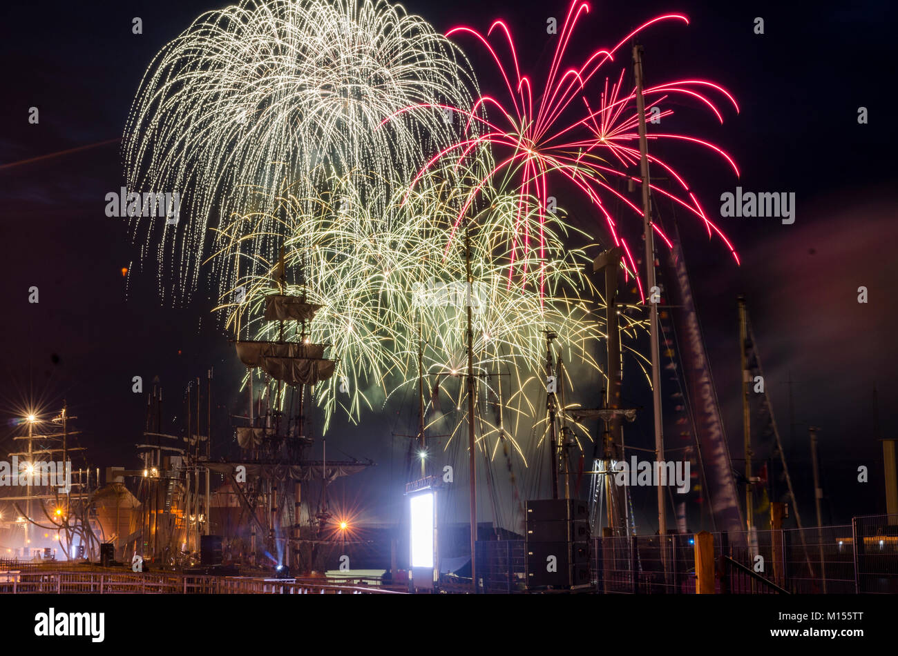 Spectacular Fireworks Display Stock Photo - Alamy