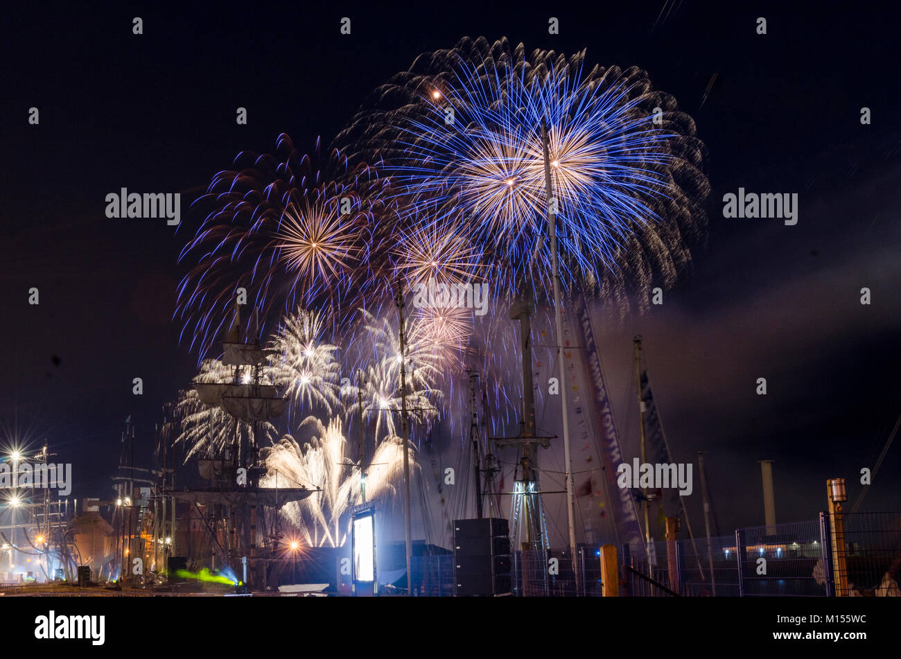 Spectacular Fireworks Display Stock Photo - Alamy