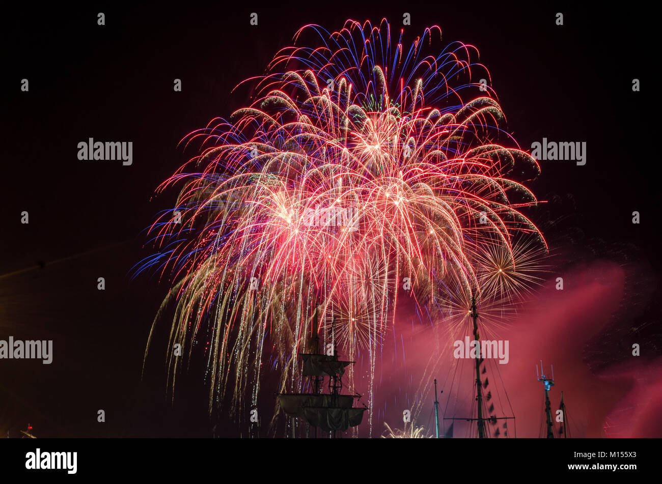 Spectacular Fireworks Display Stock Photo - Alamy