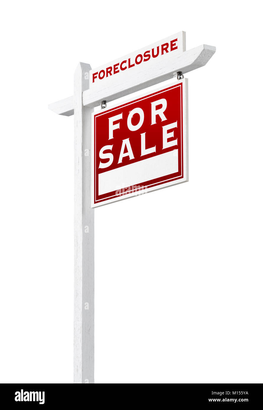 Foreclosed sign Cut Out Stock Images & Pictures - Alamy