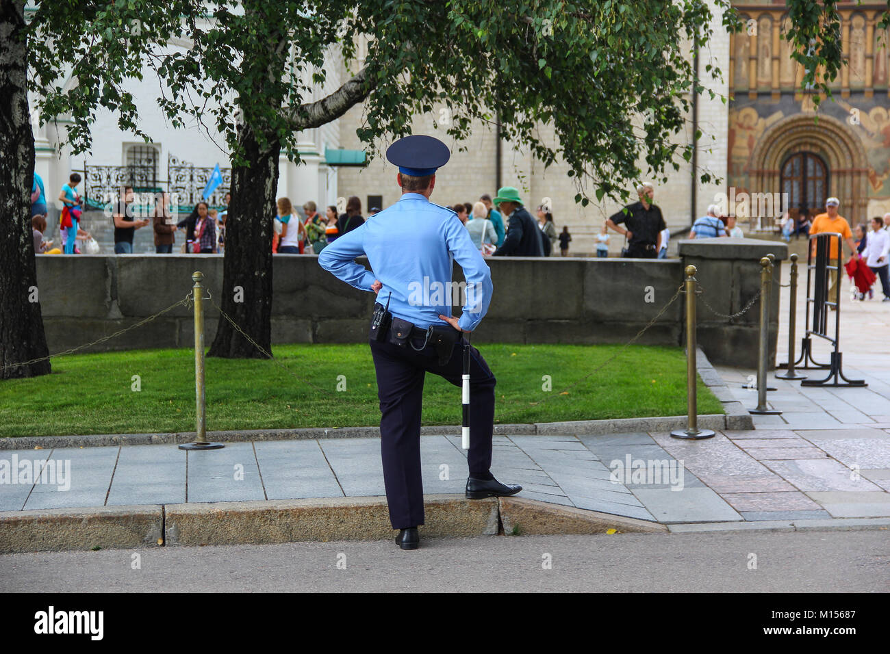 Russian policeman hi-res stock photography and images - Alamy