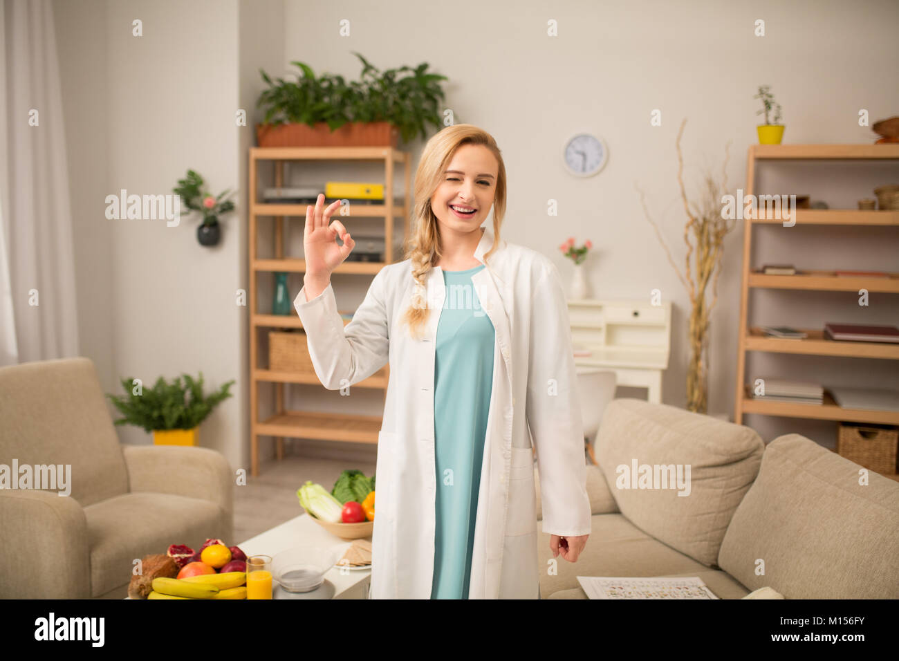 Female doctor dietitian Stock Photo - Alamy