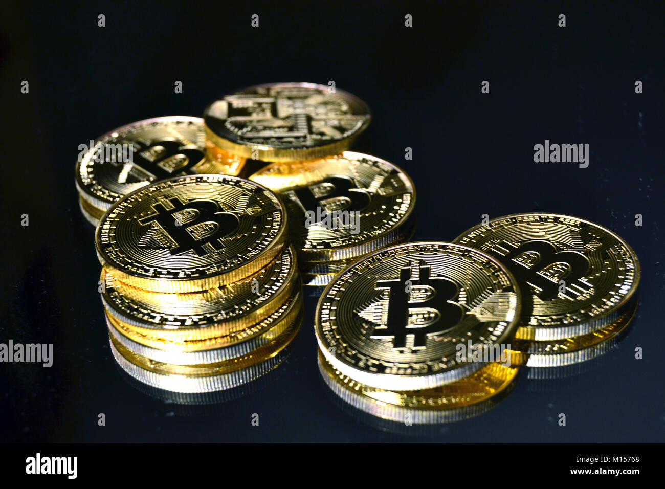 Cryptocurrency payment bitcoin transaction hi-res stock photography and ...