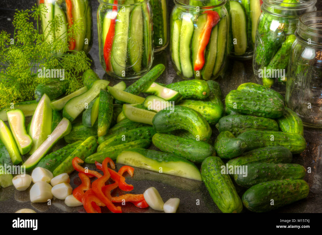 Red pickle hi-res stock photography and images - Alamy