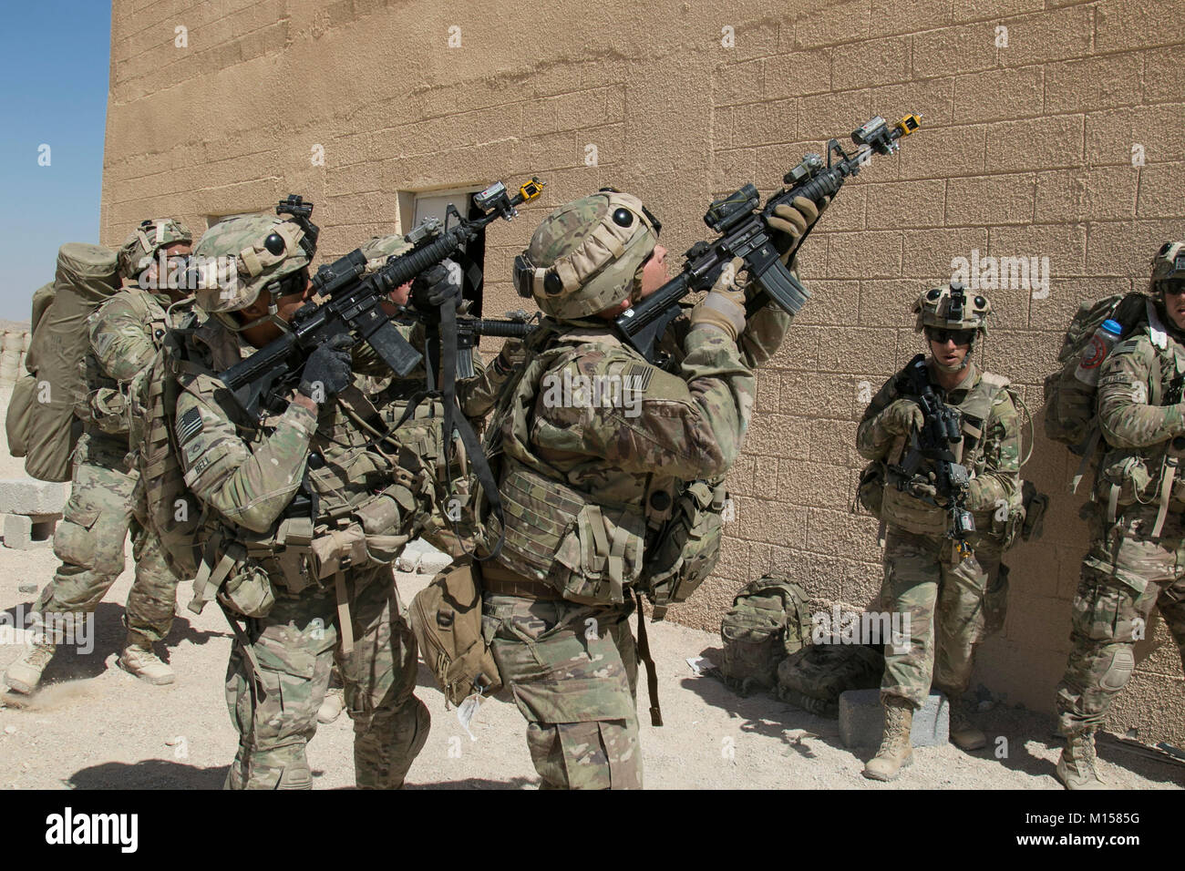 U.S. Soldiers from 1st Battalion, 37th Armored Regiment, 1st Battalion ...