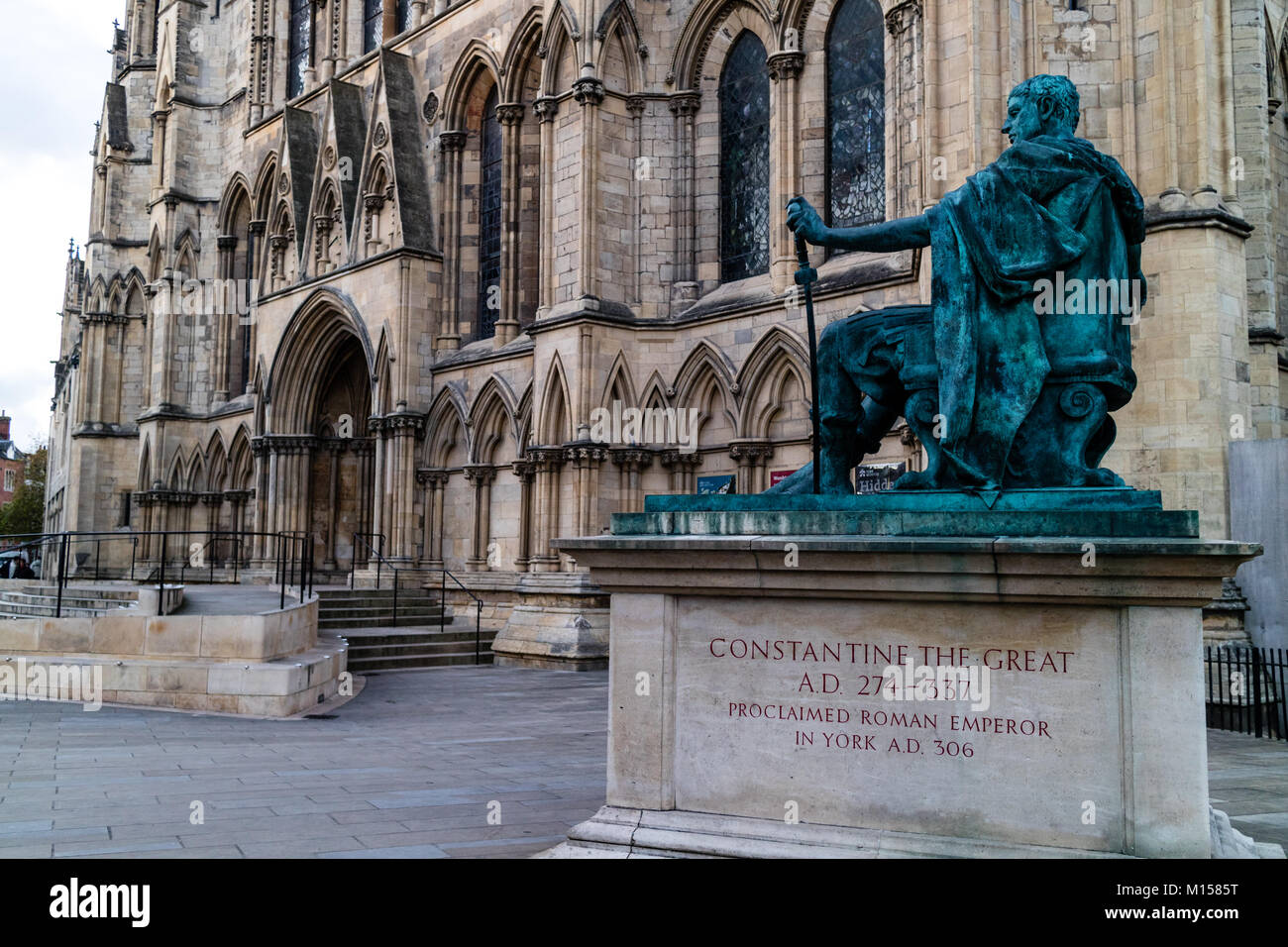 Emperor constatine york hi-res stock photography and images - Alamy