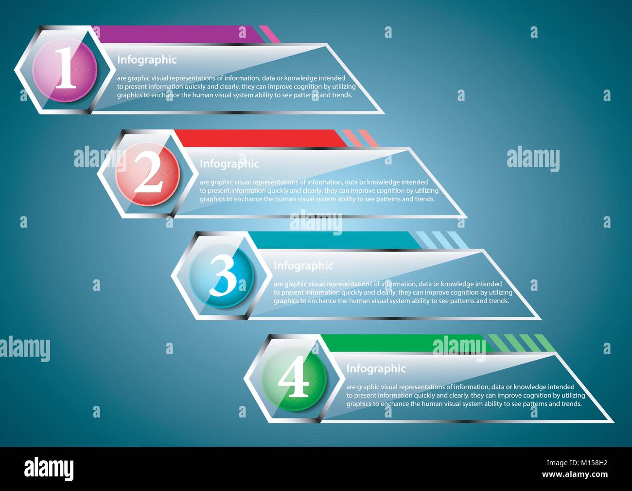 transparent infographic banner with multiple optional choice Stock ... transparent infographic banner with multiple optional choice Stock ...