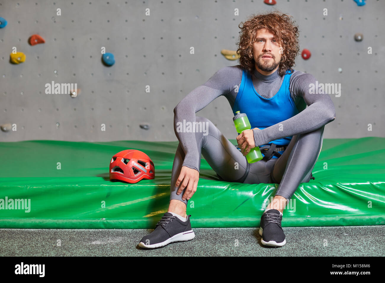 Refreshment after training Stock Photo - Alamy