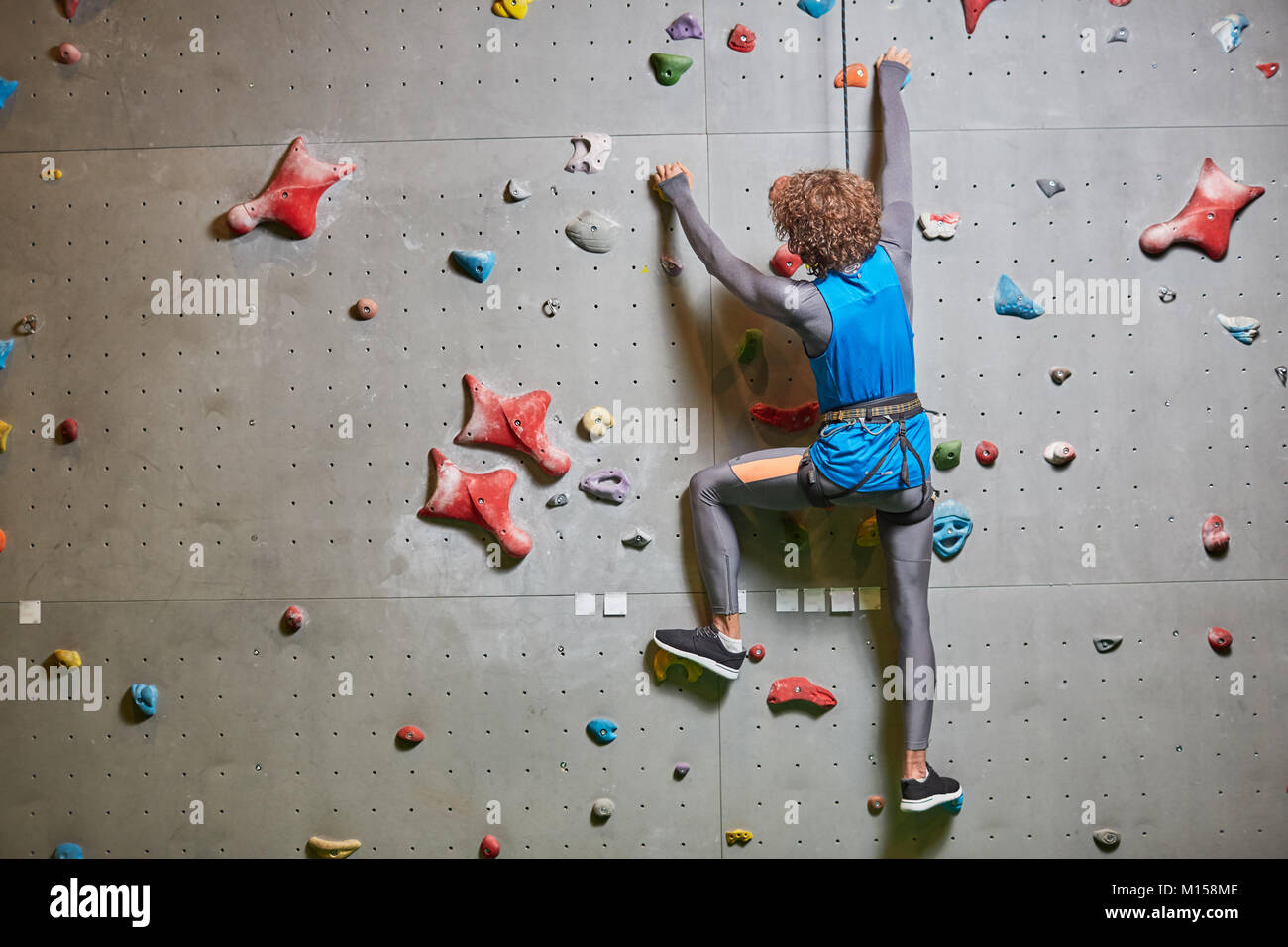 Back of climber with equipment hi-res stock photography and images - Alamy