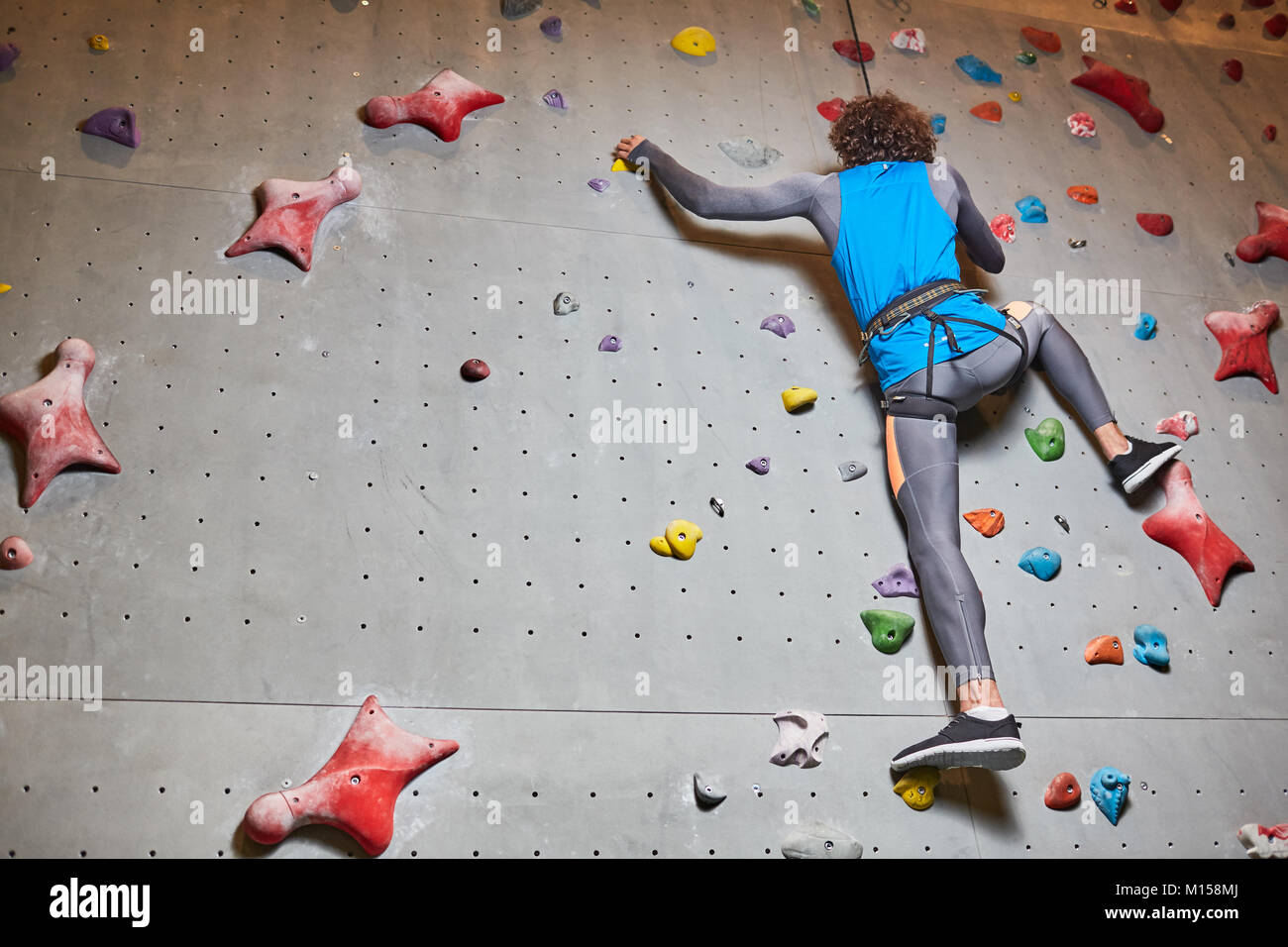 Back of climber with equipment hi-res stock photography and images - Alamy