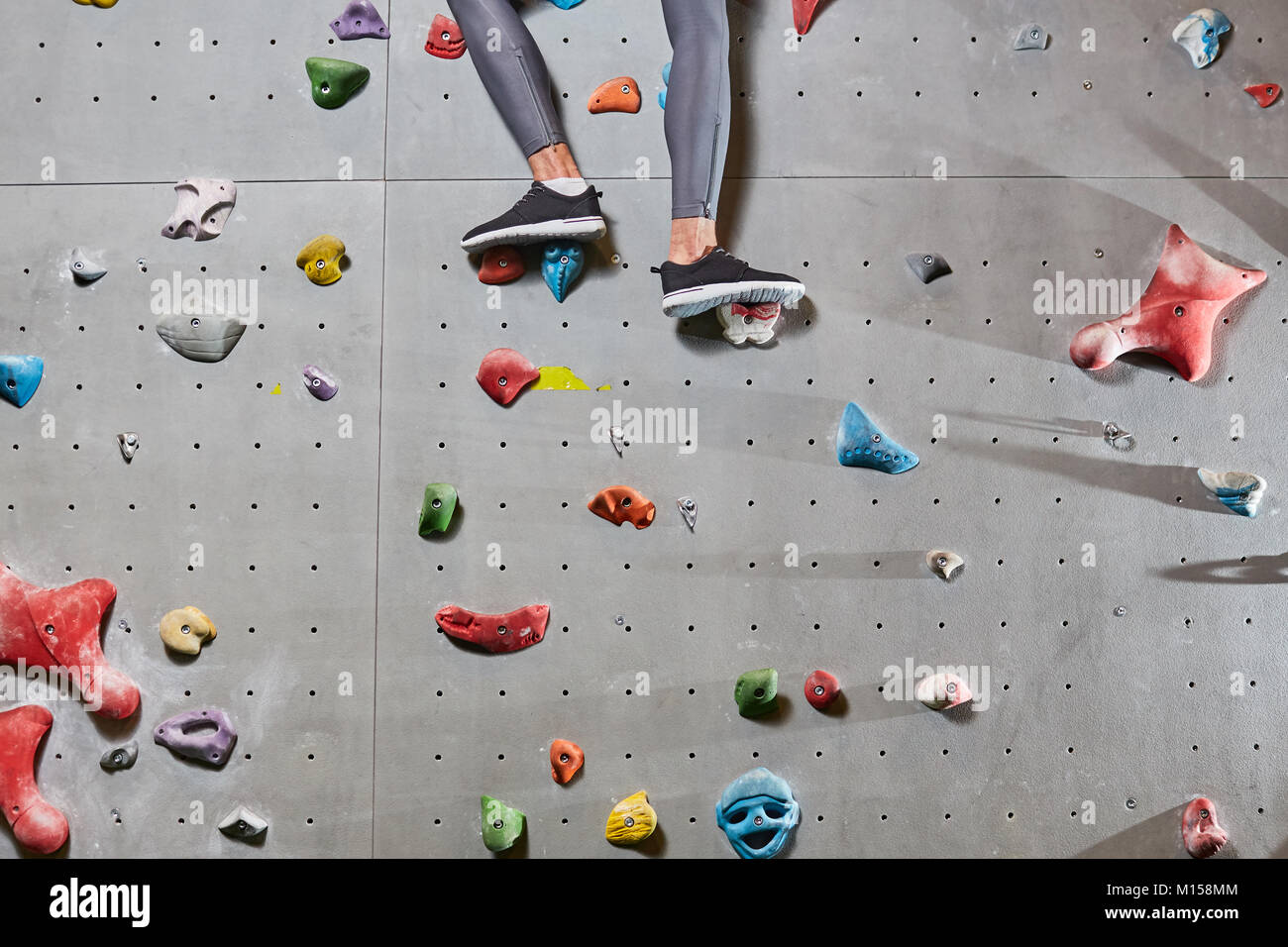 In process of climbing Stock Photo - Alamy