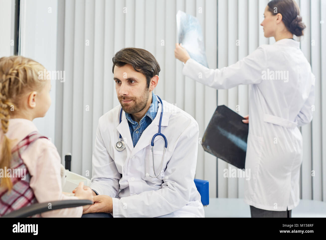 Visit to doctor Stock Photo - Alamy