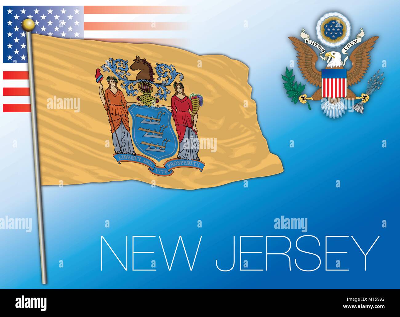 New jersey state government Stock Vector Images - Alamy