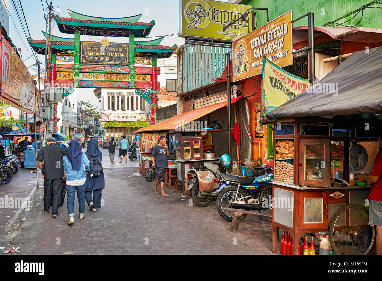 Indonesian street food stall java High Resolution Stock Photography and ...