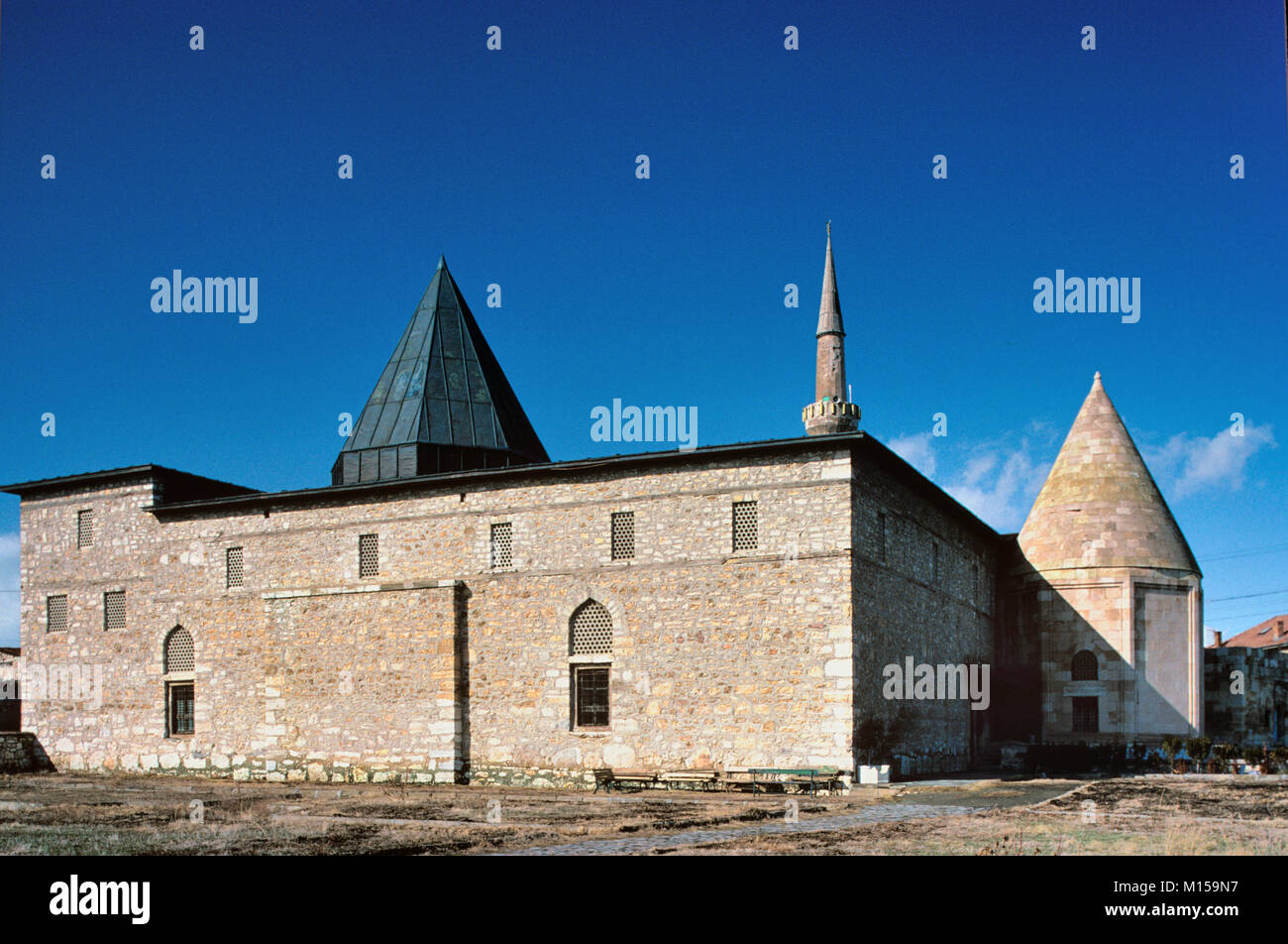 Great Mosque of Beysehir or Esrefoglu Mosque (1296-1299), a masterpiece ...