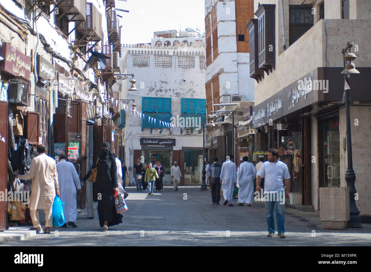 Old Jeddah (Balad) The old market in Jeddah. pre-Islam era, Saudi ...