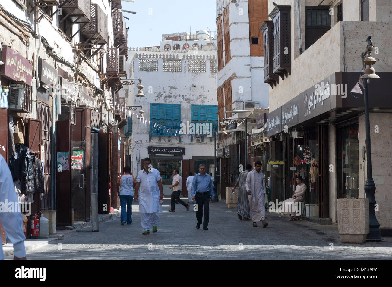 Old Jeddah (Balad) The old market in Jeddah. pre-Islam era, Saudi ...