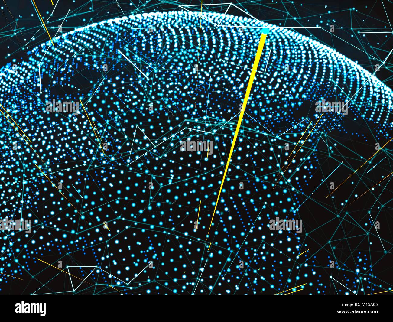 Abstract representation of the digital world Stock Photo - Alamy