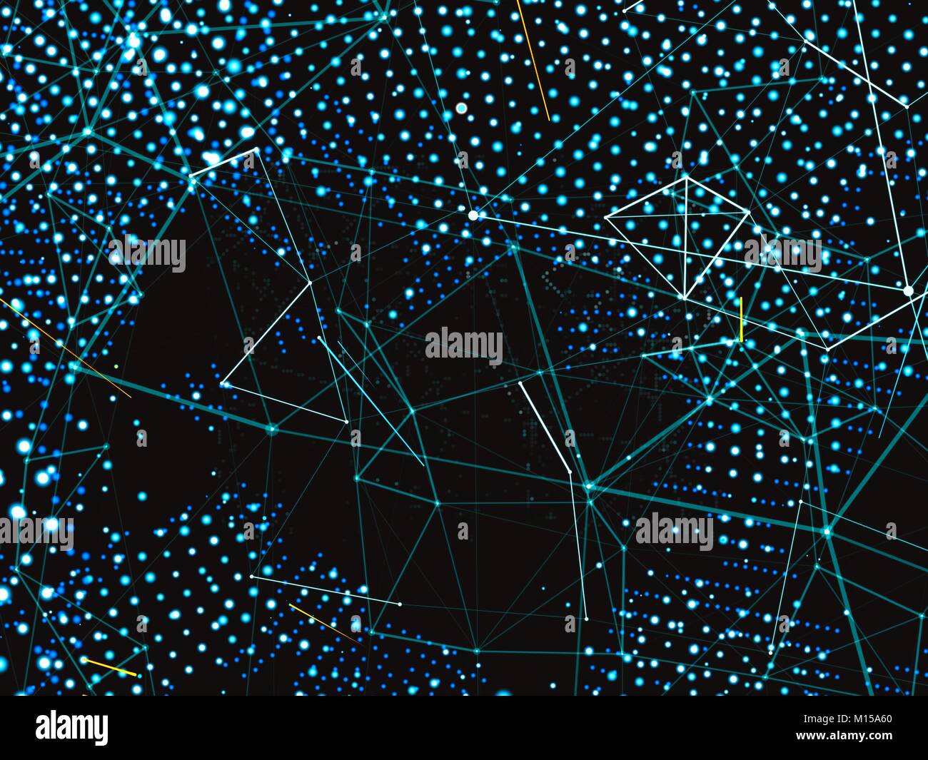 Abstract representation of the digital world Stock Photo - Alamy