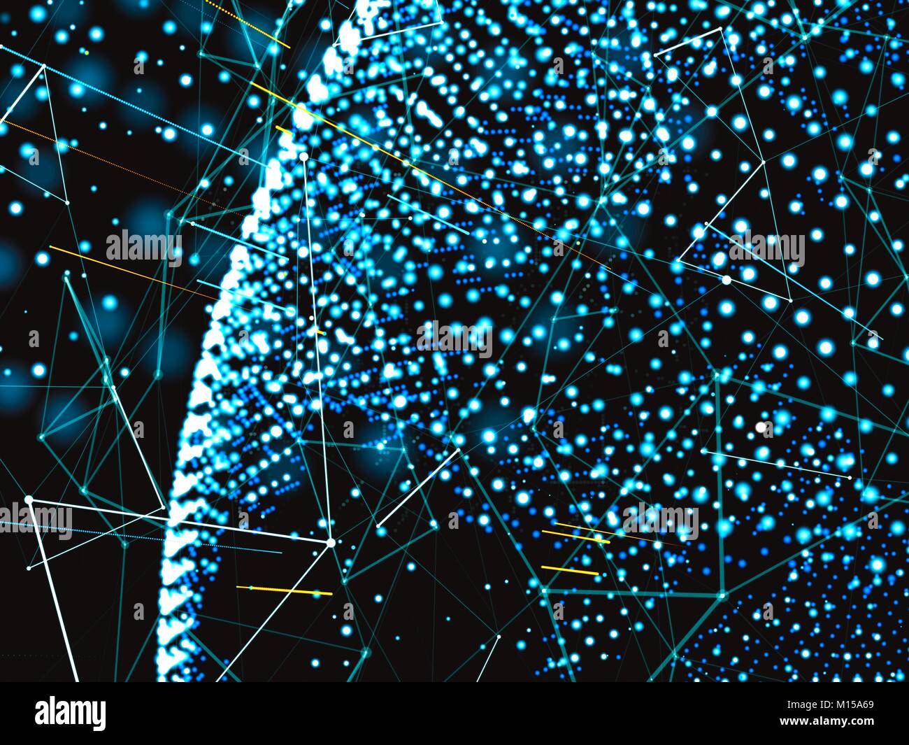 Digital representation of world. 3d illustration Stock Photo - Alamy