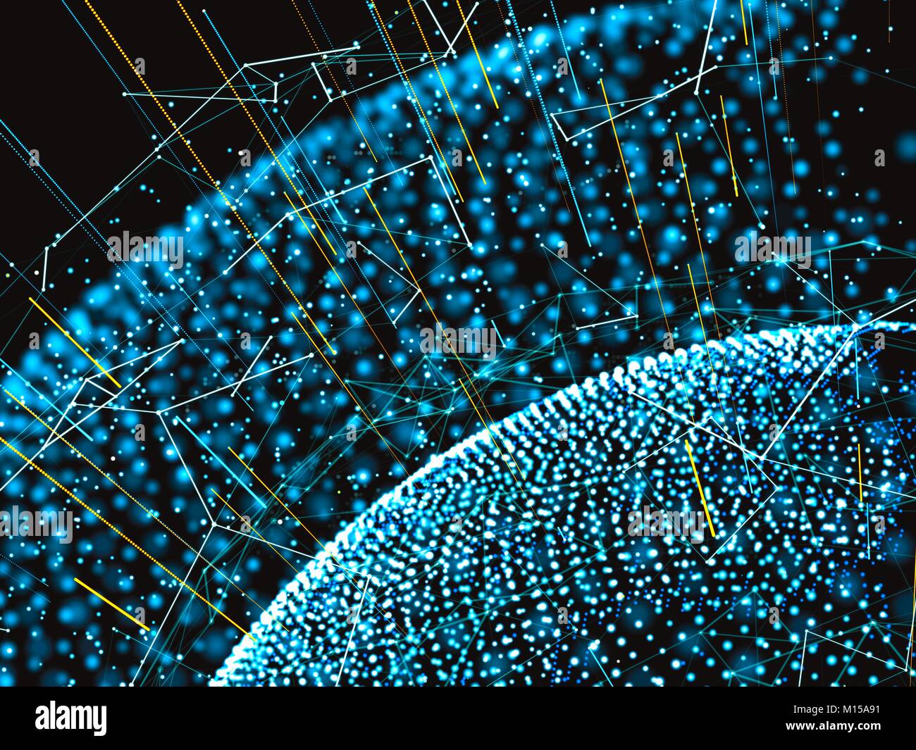 Digital representation of world. 3d illustration Stock Photo - Alamy