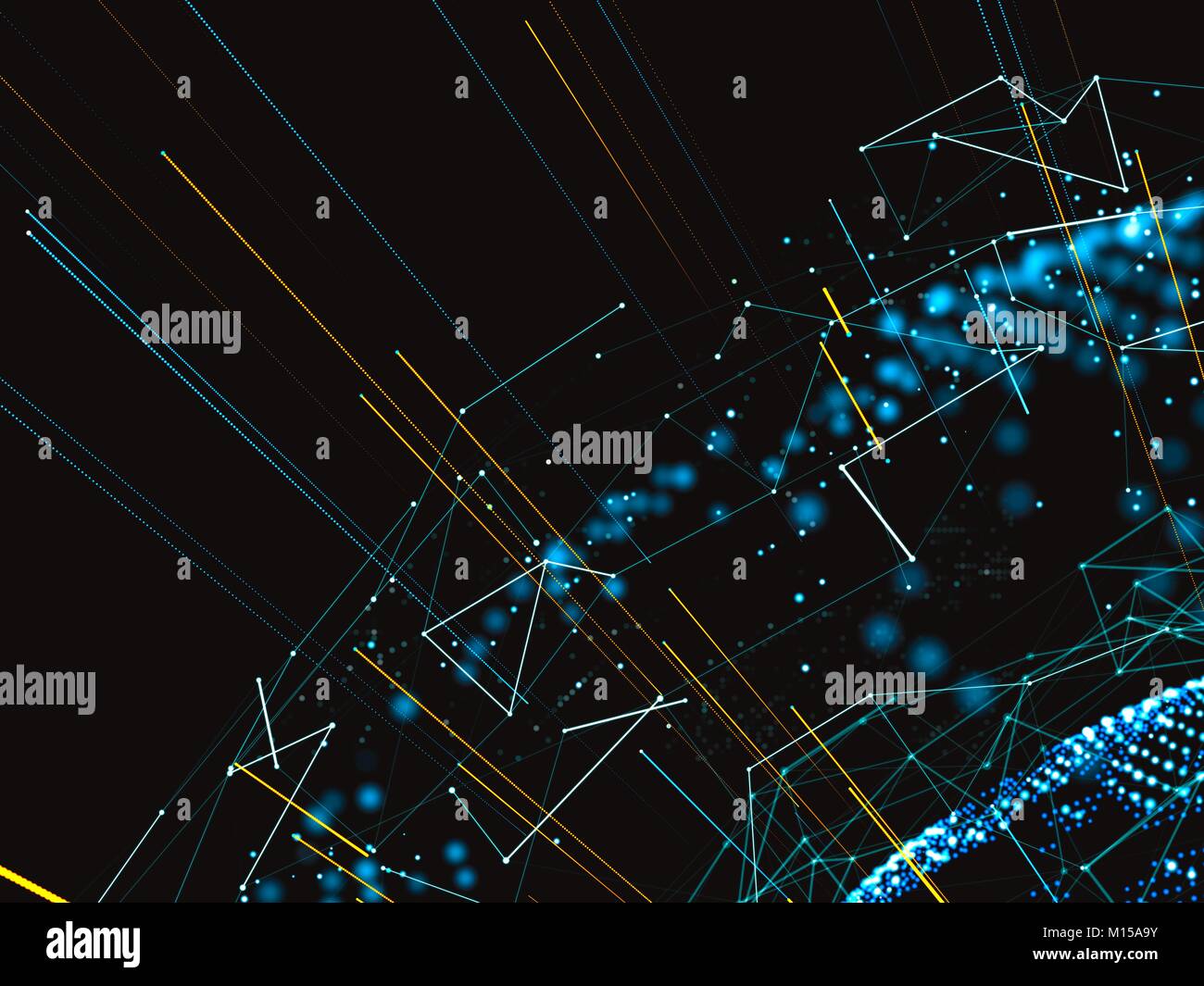 Digital representation of world. 3d illustration Stock Photo - Alamy