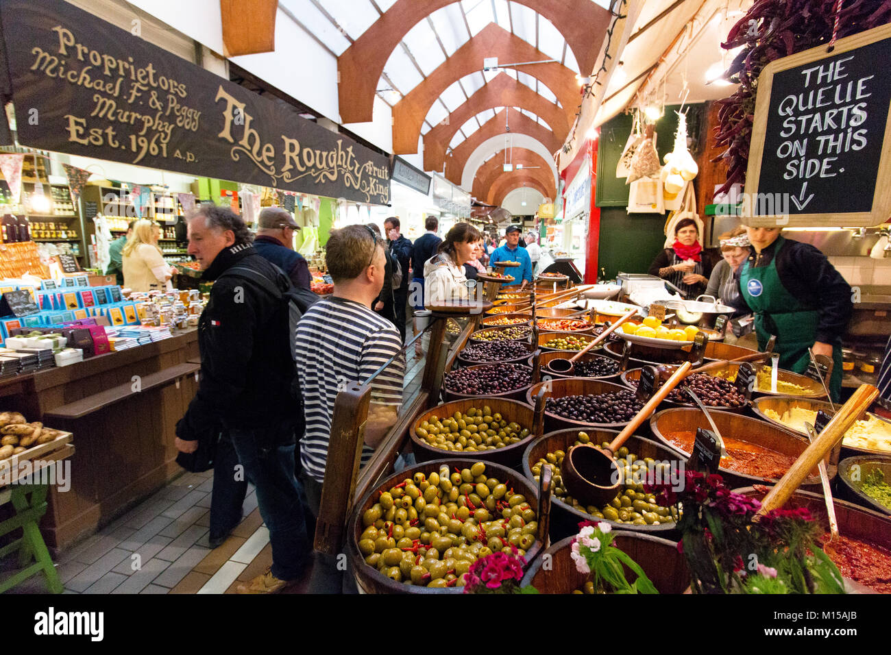 May 20th, 2017, Cork, Ireland - English Market, a municipal food market ...