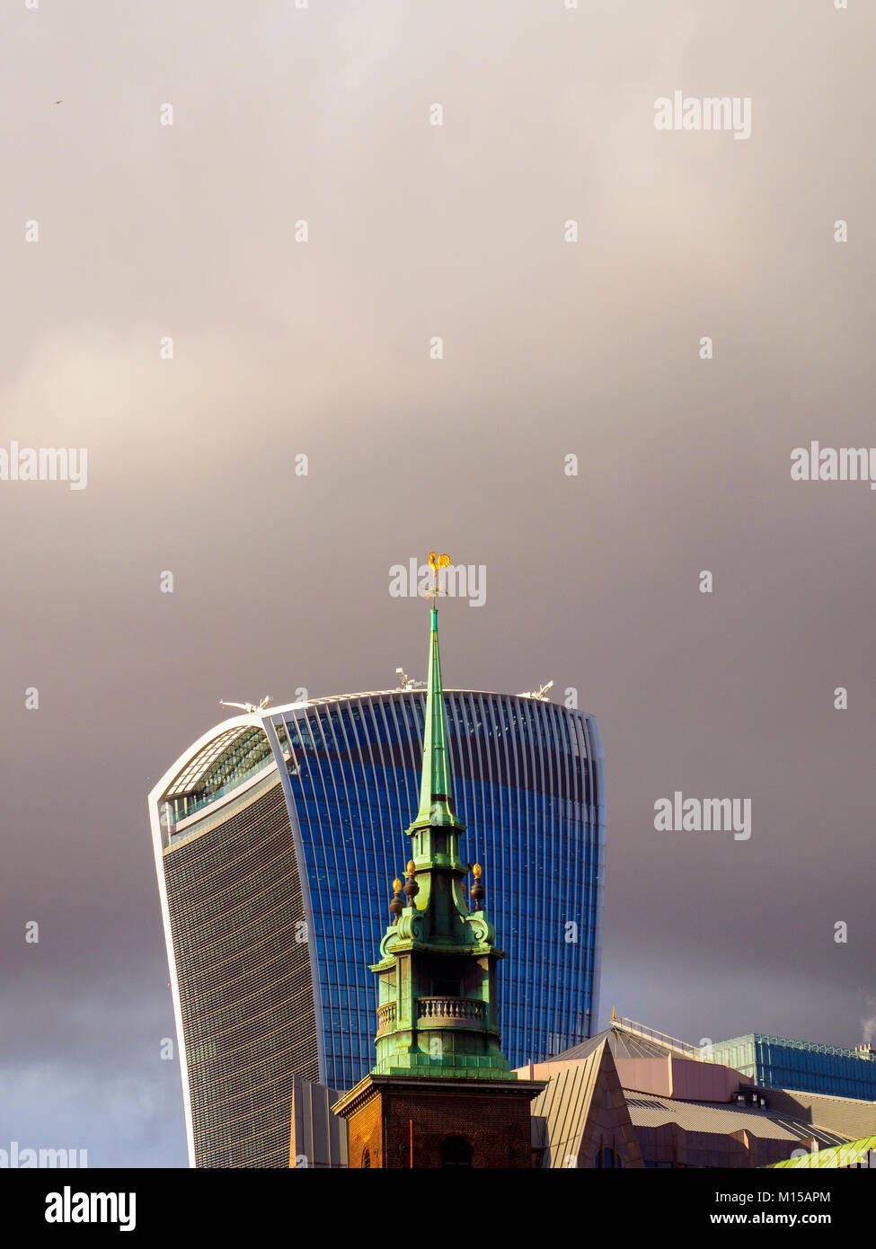 Modern spire tower hi-res stock photography and images - Alamy
