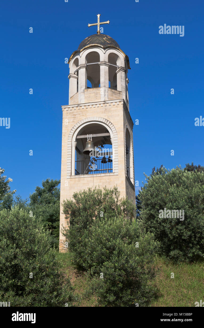 Belfry of the temple Nicholas the Wonderworker and the Mother of God ...